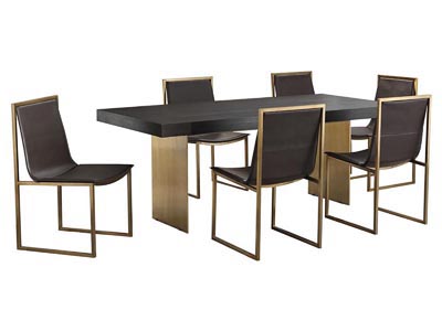 Midas Dining Table with 4 Midas Chairs | CORT Furniture Outlet