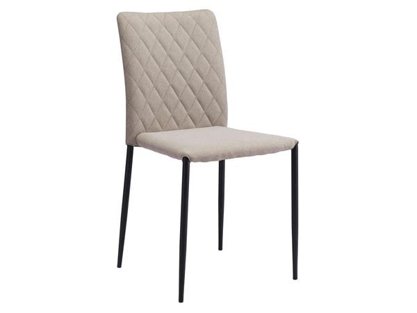 Rent the Harve Beige Dining Chair | CORT Furniture Rental