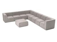 Rent the Marin Sectional Sofa - 8 Piece with Ottoman | CORT Furniture ...