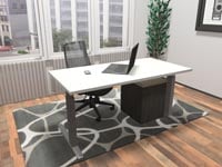30" x 60" Sit to Stand Desk | CORT Furniture Outlet
